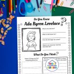 Free Ada Byron Lovelace Worksheet - Level-Up Your Worksheets