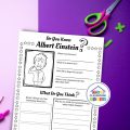 Free Albert Einstein Worksheet - Level-Up Your Worksheets