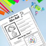 Free Alice Ball Worksheet - Level-Up Your Worksheets