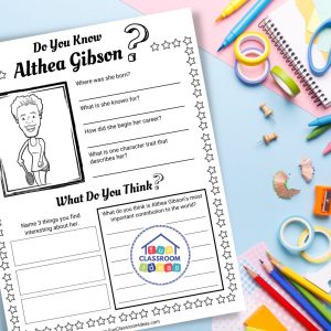 Free Althea Gibson Worksheet - Level-Up Your Worksheets