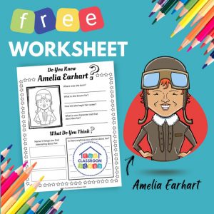 Free Amelia Earhart Worksheet - A PDF To Level-Up Your Worksheets