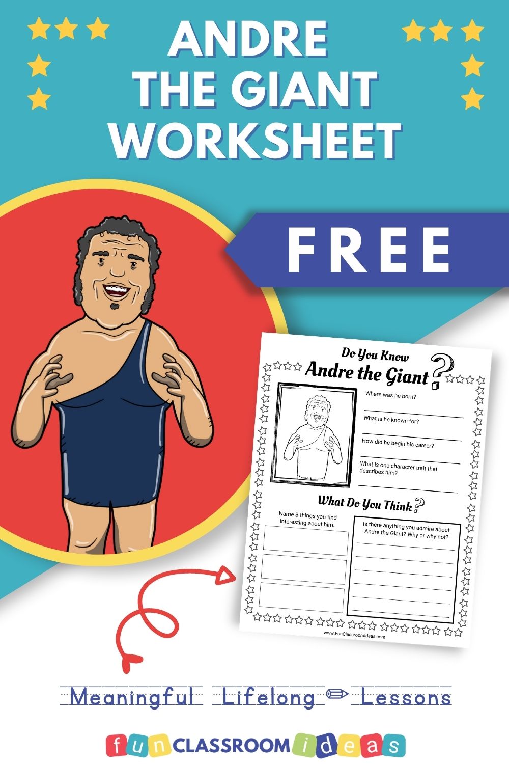Free Andre the Giant Worksheet - Level-Up Your Worksheets