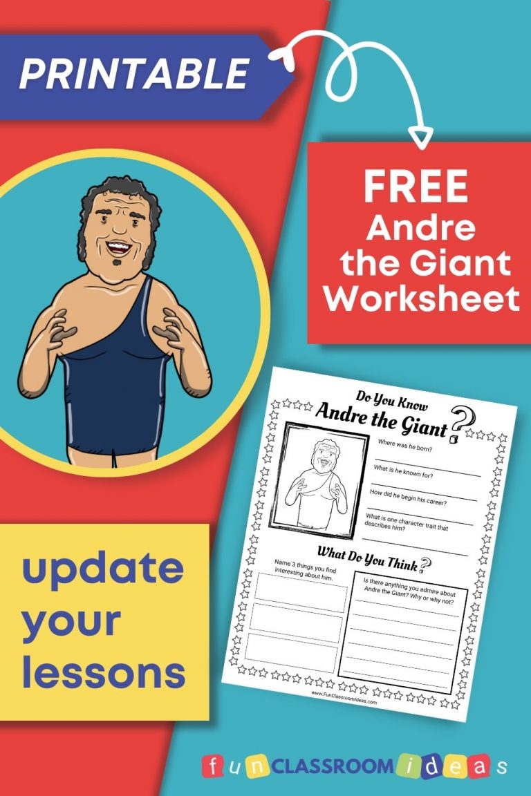 Free Andre the Giant Worksheet - Level-Up Your Worksheets