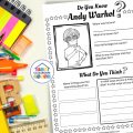 Free Andy Warhol Worksheet - Level-Up Your Worksheets
