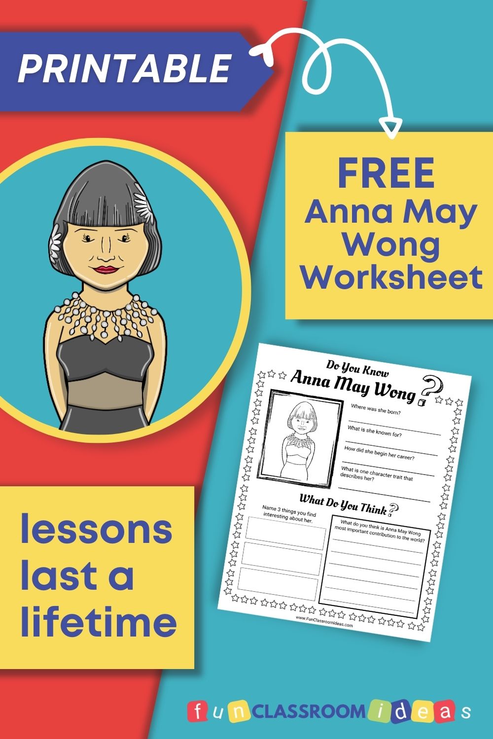 Free Anna May Wong Worksheet - Level-Up Your Worksheets