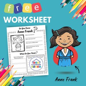 Free Anne Frank Worksheet - A PDF To Level-Up Your Worksheets