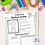 Free Barbara Jordan Worksheet - Level-Up Your Worksheets