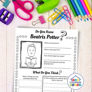 Free Beatrix Potter Worksheet - Level-Up Your Worksheets