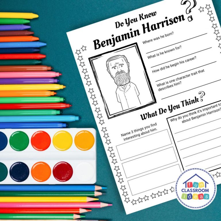 Free Benjamin Harrison Worksheet - Level-Up Your Worksheets