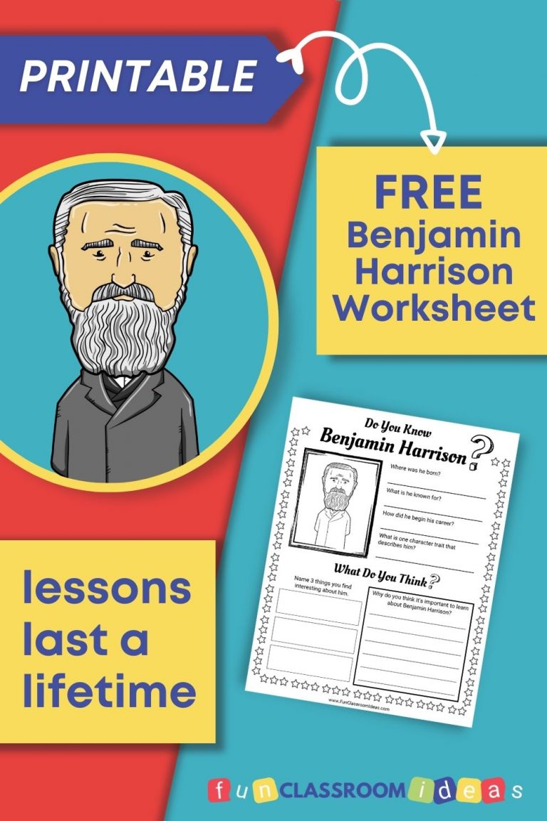 Free Benjamin Harrison Worksheet - Level-Up Your Worksheets