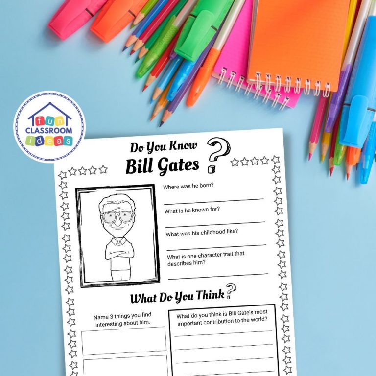 Free Bill Gates Worksheet - Level-Up Your Worksheets