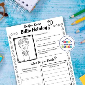 Free Billie Holiday Worksheet - Level-Up Your Worksheets