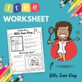 Free Billie Jean King Worksheet - Level-Up Your Worksheets