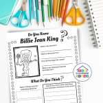 Free Billie Jean King Worksheet - Level-Up Your Worksheets