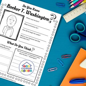Free Booker T. Washington Worksheet - Level-Up Your Worksheets