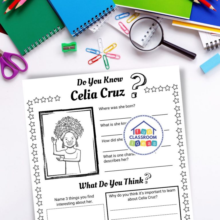 Free Celia Cruz Worksheet - Level-Up Your Worksheets