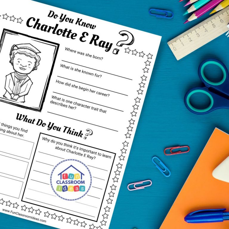 Free Charlotte E Ray Worksheet - Level-Up Your Worksheets