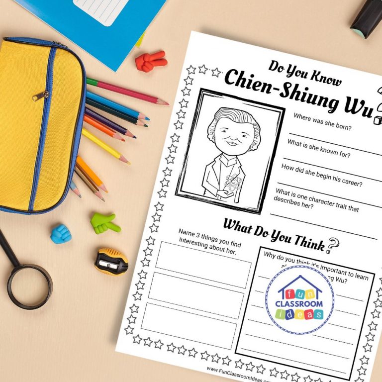 Free Chien-Shiung Wu Worksheet - Level-Up Your Worksheets