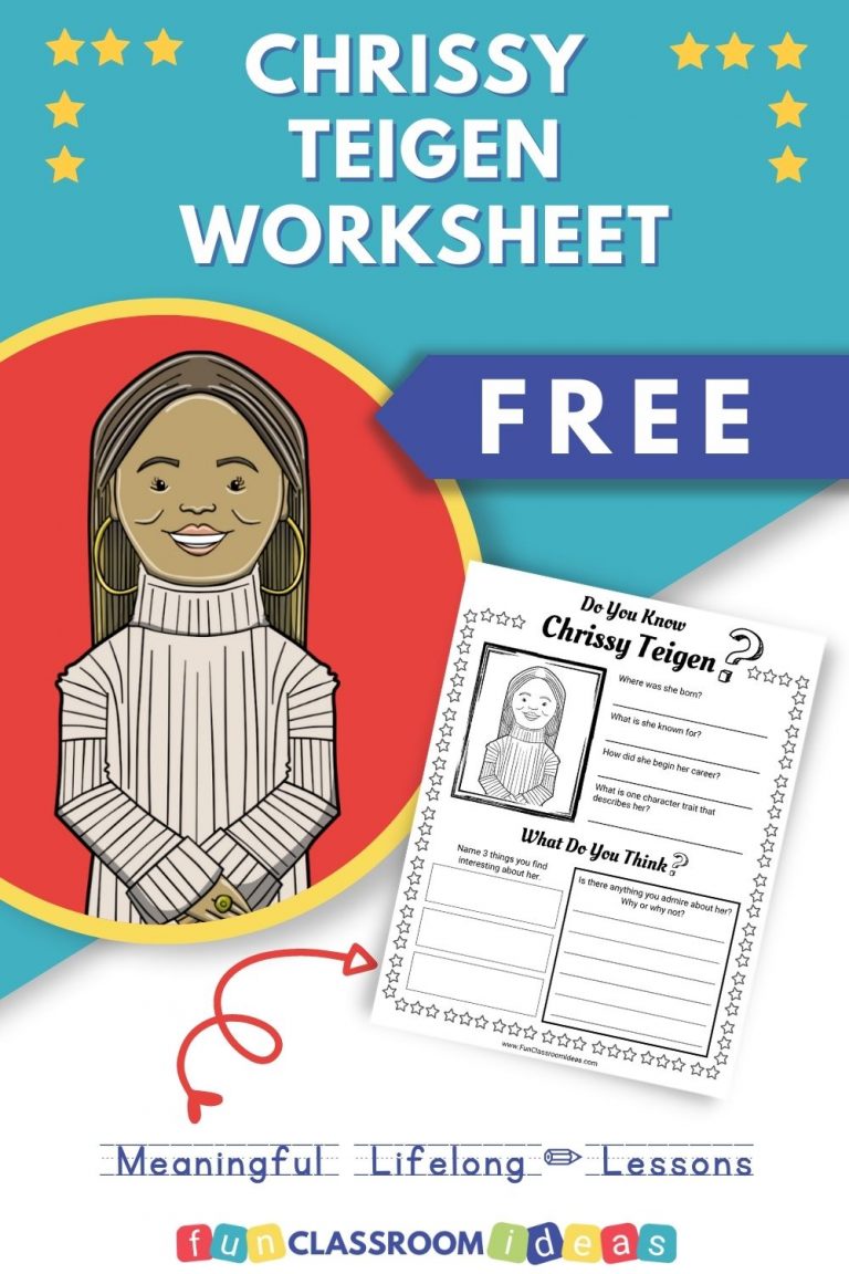 Free Chrissy Teigen Worksheet - Level-Up Your Worksheets