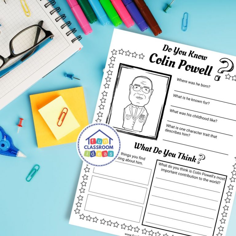 Free Colin Powell Worksheet - Level-Up Your Worksheets