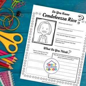 Free Condoleezza Rice Worksheet - Level-Up Your Worksheets