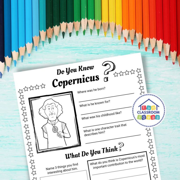 Free Copernicus Worksheet - Level-Up Your Worksheets