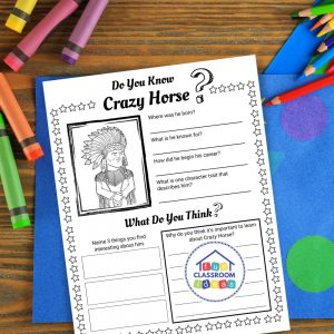 Free Crazy Horse Worksheet - Level-Up Your Worksheets