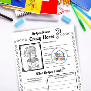 Free Crazy Horse Worksheet - Level-Up Your Worksheets