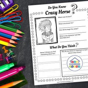 Free Crazy Horse Worksheet - Level-Up Your Worksheets
