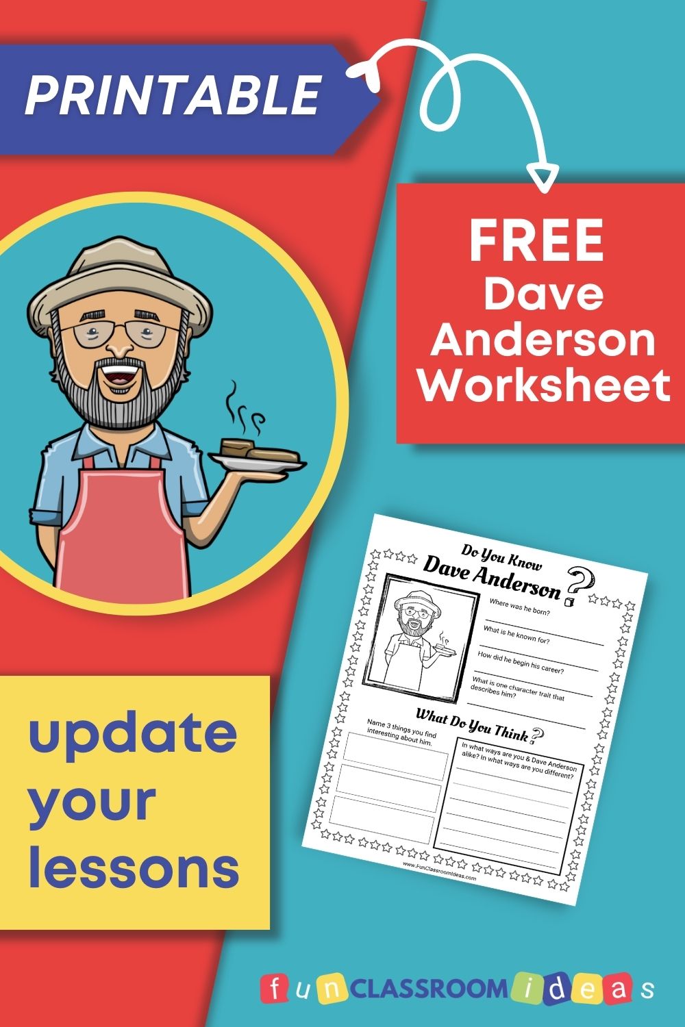 Free Dave Anderson Worksheet - Level-Up Your Worksheets