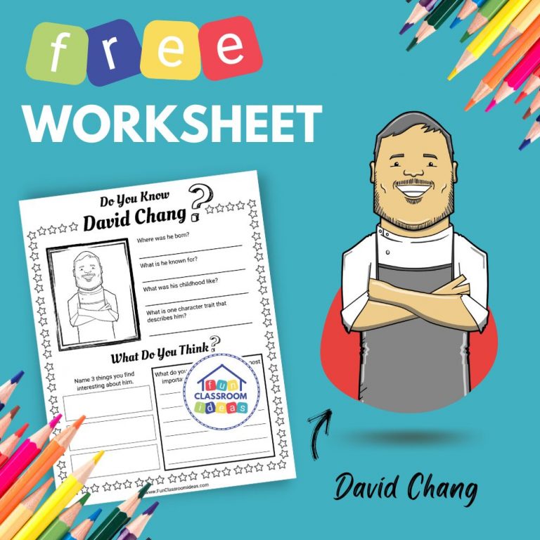 Free David Chang Worksheet - Level-Up Your Worksheets