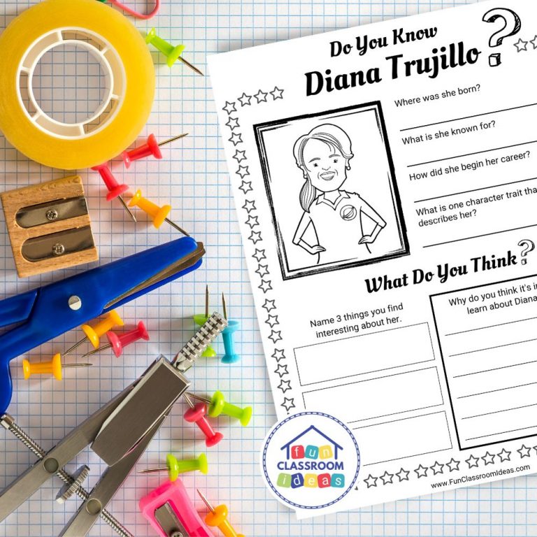 Free Diana Trujillo Worksheet - Level-Up Your Worksheets