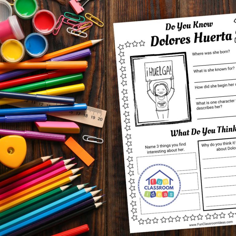 Free Dolores Huerta Worksheet - Level-Up Your Worksheets