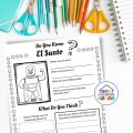 Free El Santo Worksheet - Level-Up Your Worksheets