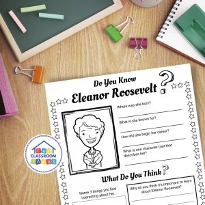 Free Eleanor Roosevelt Worksheet - Level-Up Your Worksheets