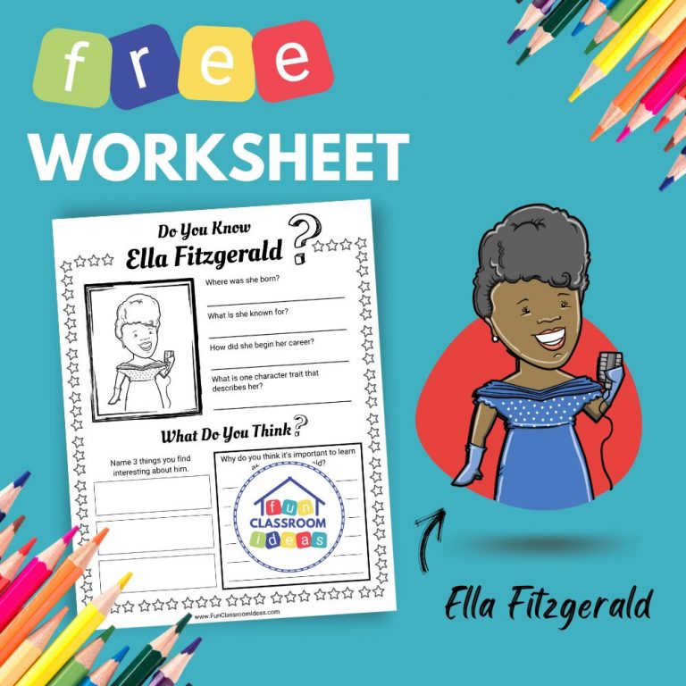 Free Ella Fitzgerald Worksheet - Level-Up Your Worksheets