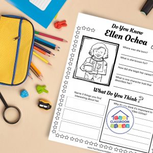 Free Ellen Ochoa Worksheet - Level-Up Your Worksheets