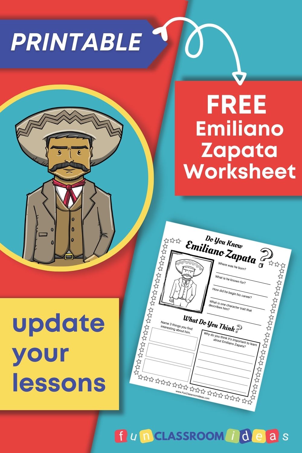 Free Emiliano Zapata Worksheet - Level-Up Your Worksheets