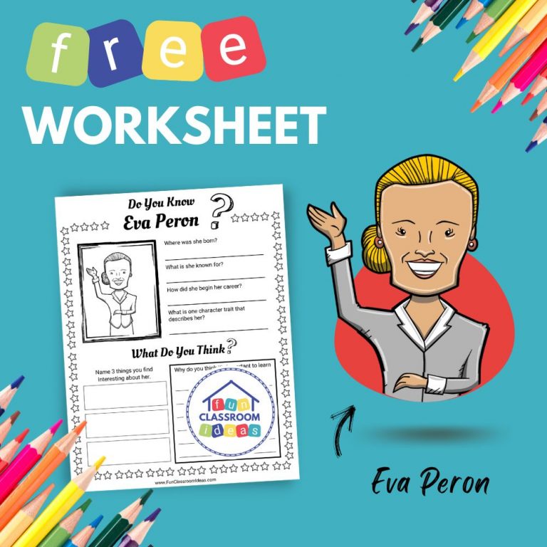 Free Eva Peron Worksheet - Level-Up Your Worksheets