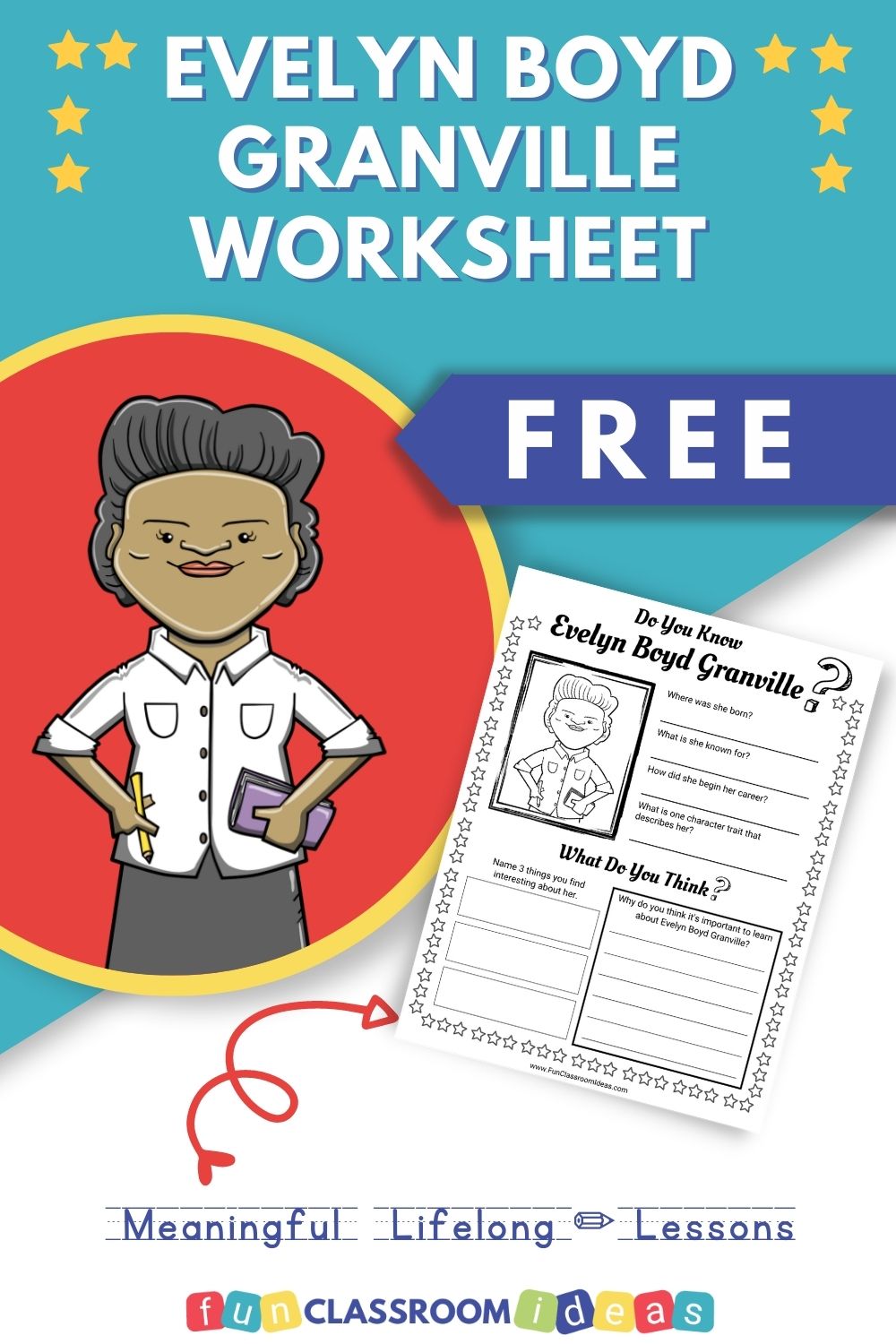 Free Evelyn Boyd Granville Worksheet - Level-Up Your Worksheets