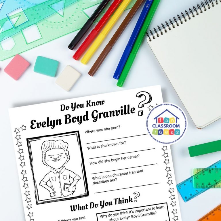 Free Evelyn Boyd Granville Worksheet - Level-Up Your Worksheets