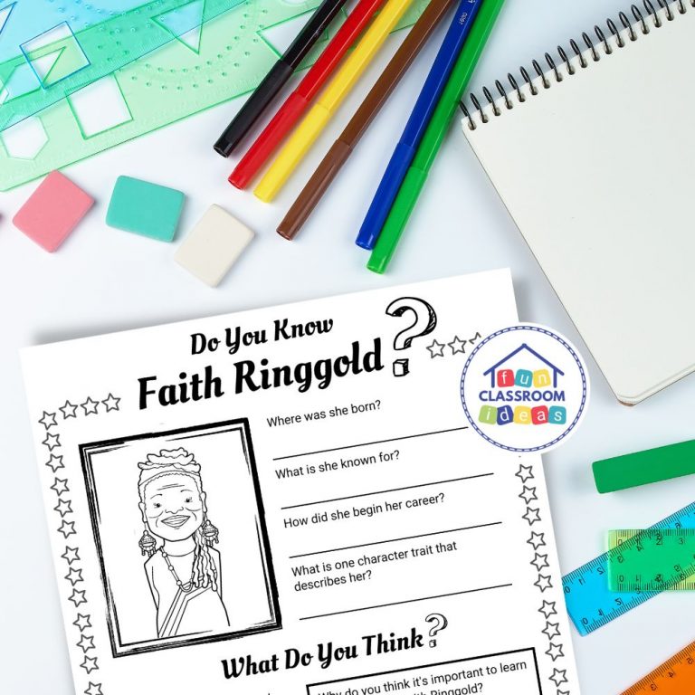 Free Faith Ringgold Worksheet - Level-Up Your Worksheets