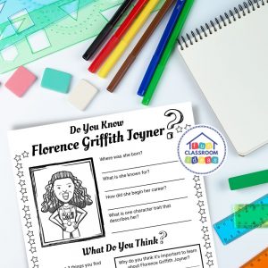 Free Florence Griffith Joyner Worksheet - Level-Up Your Worksheets