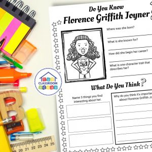 Free Florence Griffith Joyner Worksheet - Level-Up Your Worksheets