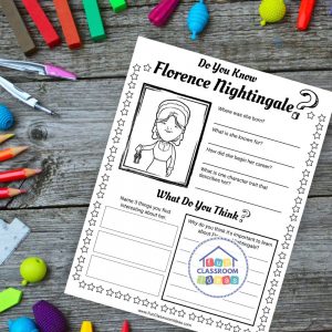 Free Florence Nightingale Worksheet - Level-Up Your Worksheets
