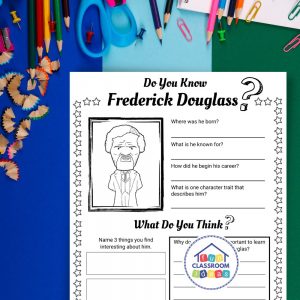 Free Frederick Douglass Worksheet - Level-Up Your Worksheets