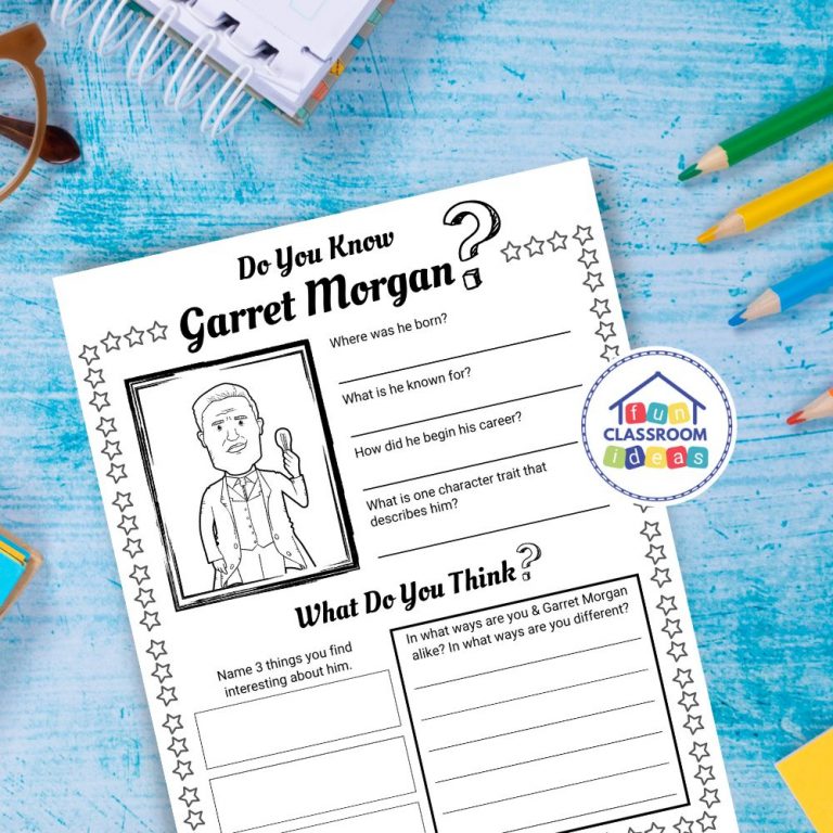 Free Garret Morgan Worksheet - Level-Up Your Worksheets
