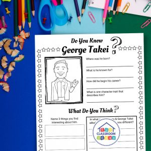Free George Takei Worksheet - Level-Up Your Worksheets