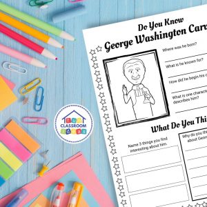 Free George Washington Carver Worksheet - Level-Up Your Worksheets