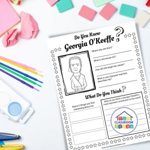 Free Georgia O'Keeffe Worksheet - Level-Up Your Worksheets
